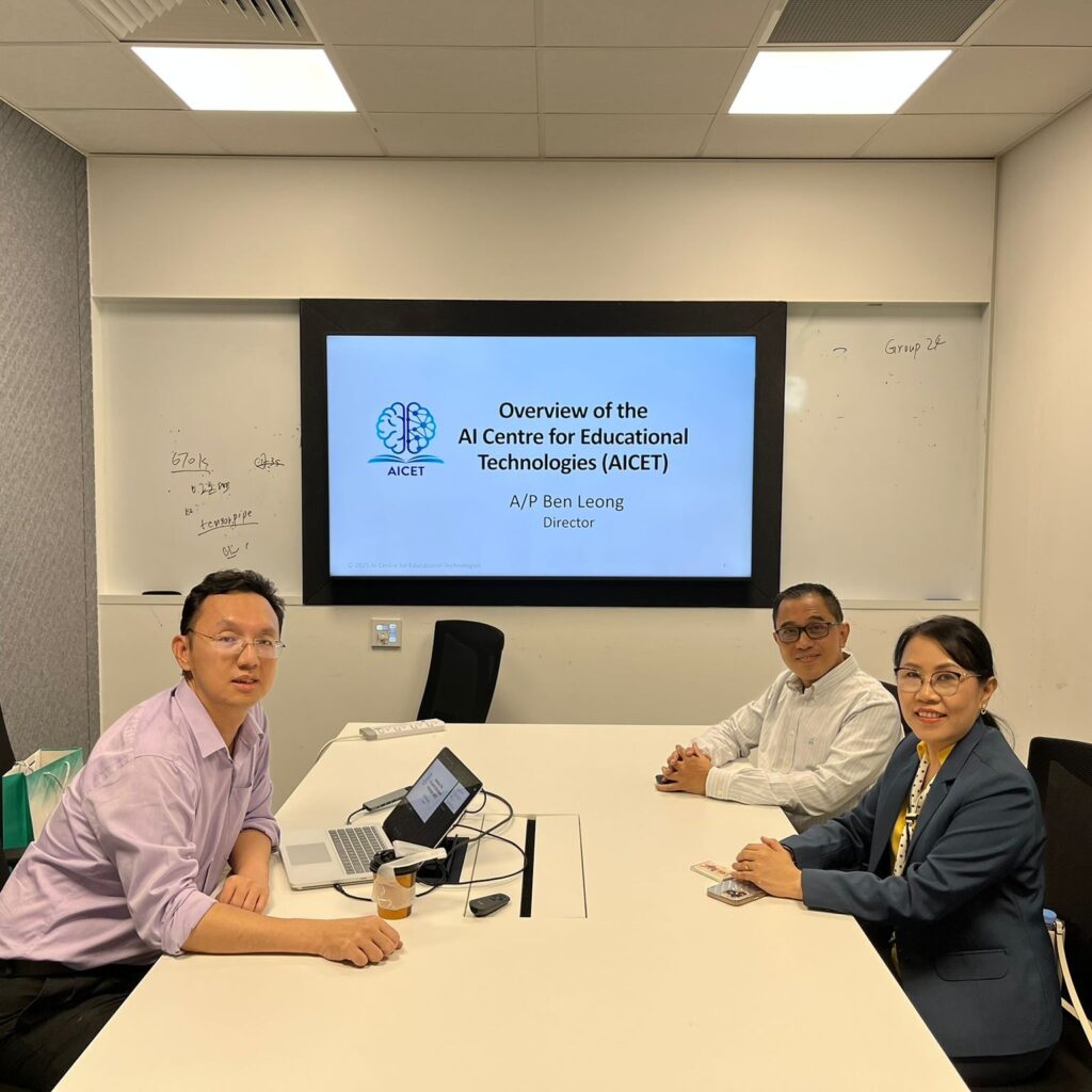 UIT Rector visits NUS to explore AI in Education; UIT and AICET to sign MOU - AI Centre for ...